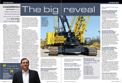 The Big Reveal - Kobelco Construction Machinery U.S.A. Inc. (KCMU)